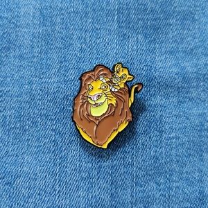 Cassãj | Accessories | Disney The Lion King Mufasa Simba Enamel Pin ...
